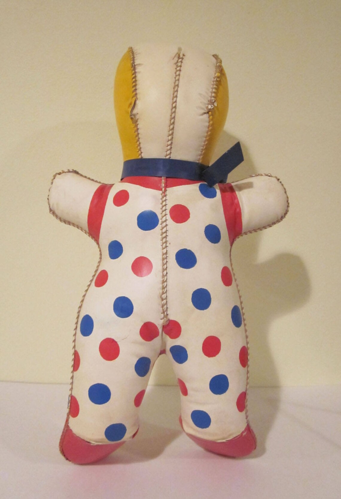 Vintage Oil Cloth Stuffed Easter Duck Toy 1950s | Etsy