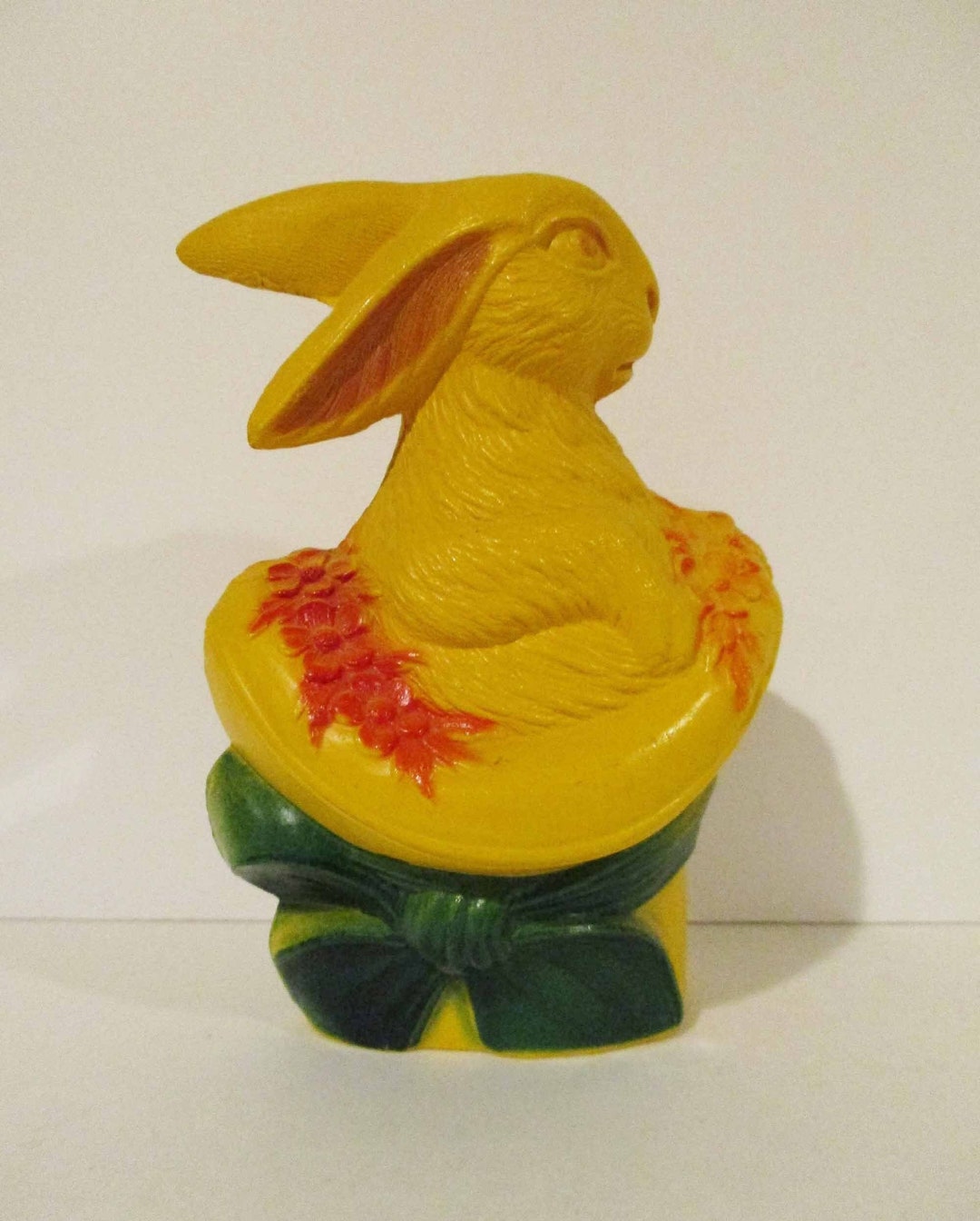 Viscoloid Celluloid Rabbit in an Easter Hat Easter Decoration Toy 1930s ...