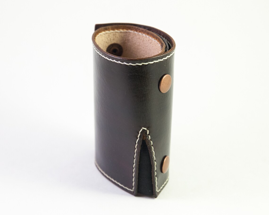 Wrist Wallet Leather Wrist Wallet, Cuff Wallet Leather Handstitched ...