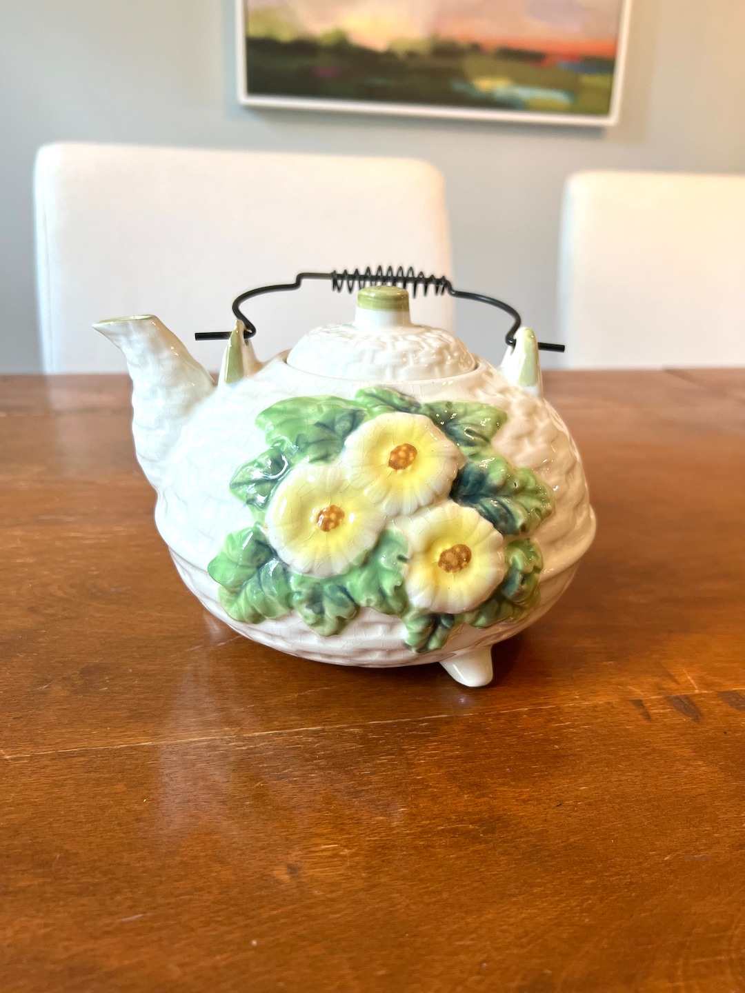 Charming Antique Footed Lefton Teapot - Etsy