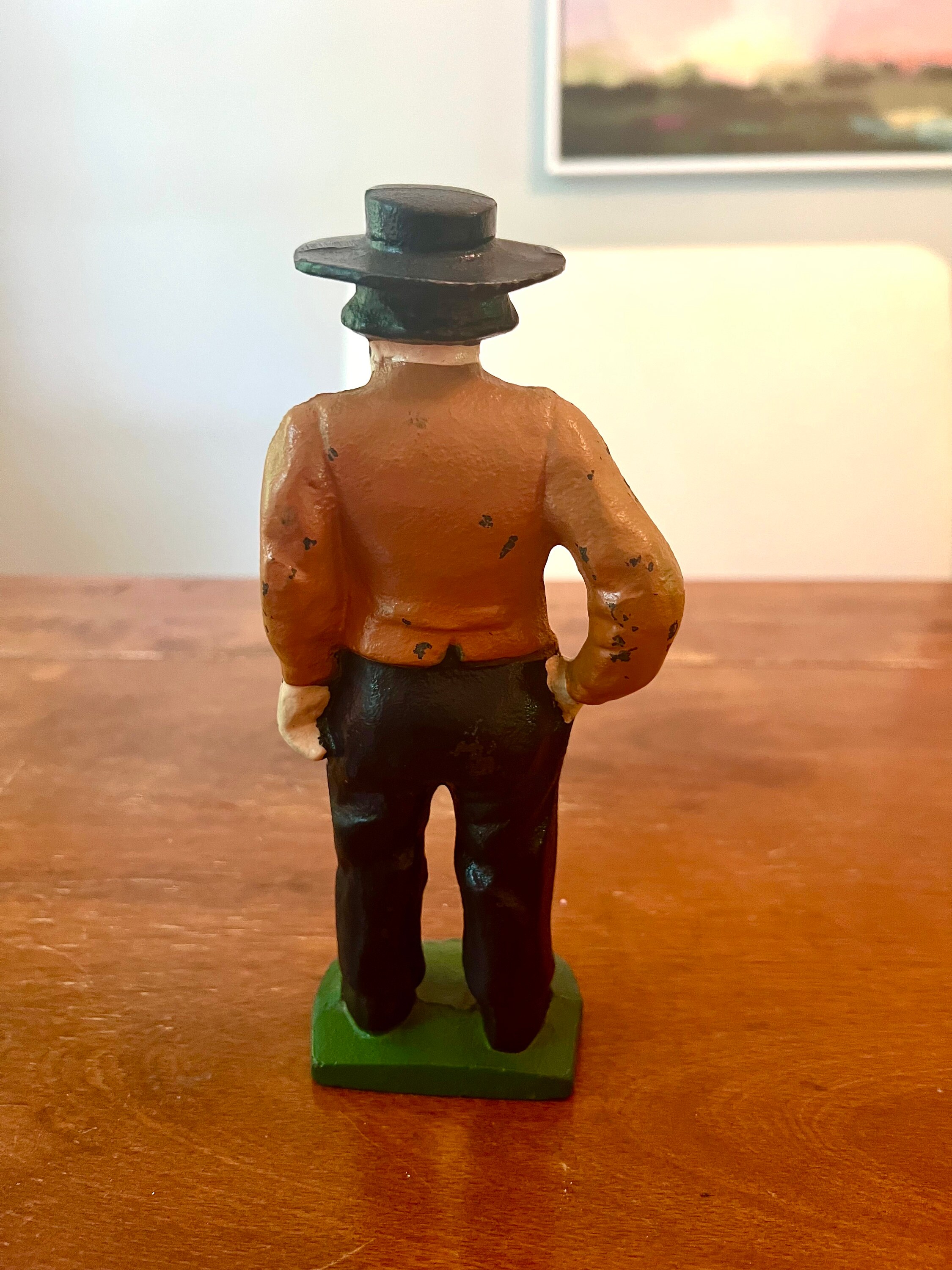 Adorable Antique Cast Iron Amish Man Doorstop - Etsy