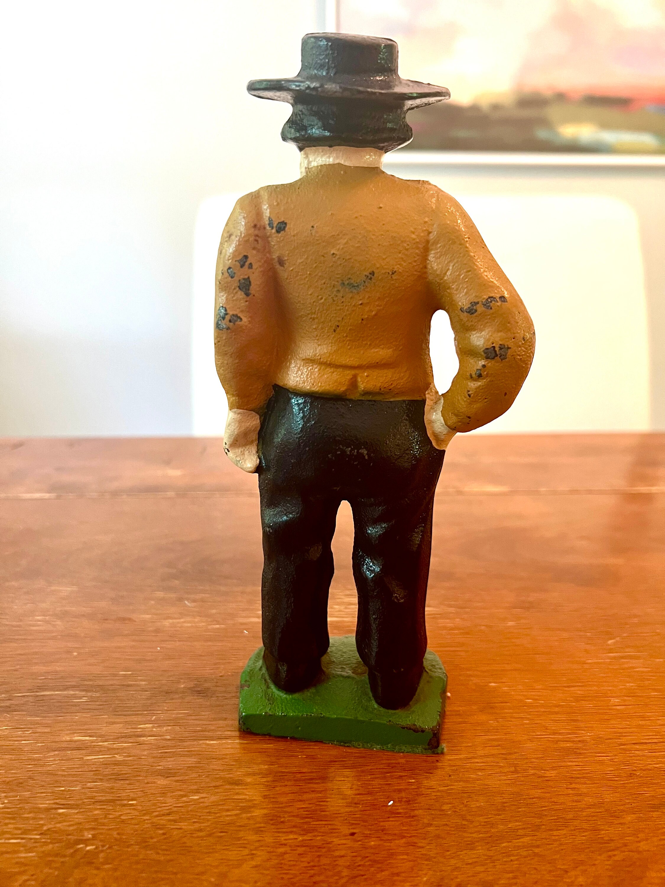Adorable Antique Cast Iron Amish Man Doorstop - Etsy