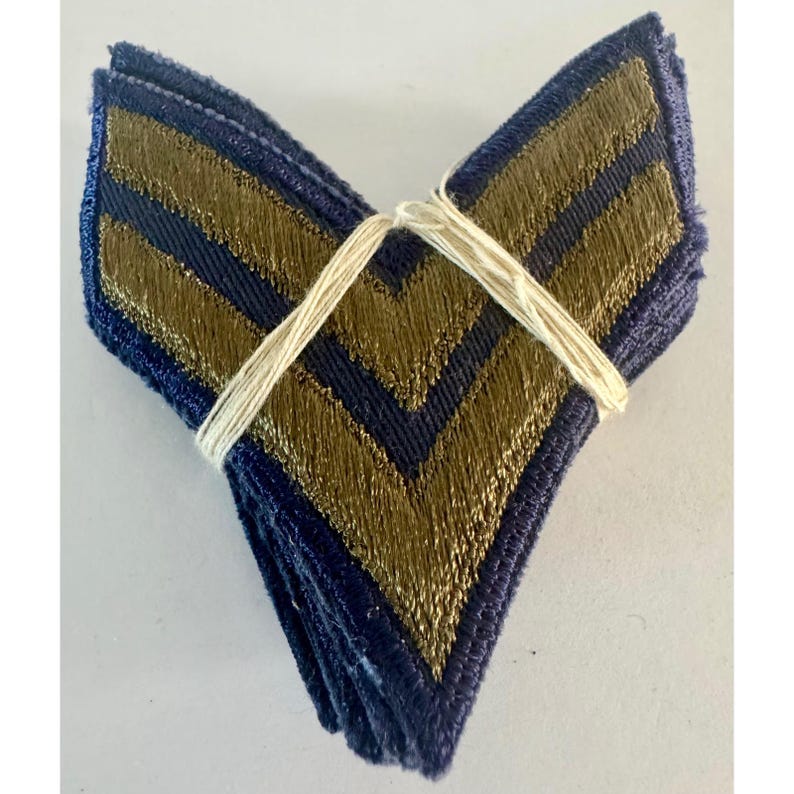 Lot of 12 Vintage 1950s US Army Military Corporal Chevron Patch Gold Blue - Etsy