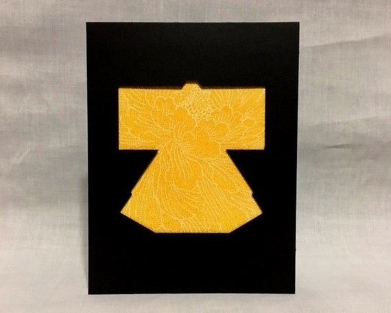 Kimono Greeting Card Vintage Japanese Fabric Note Card - Etsy