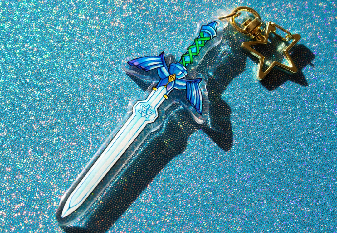 Master Sword Keychain (reversible)/ Zelda - Etsy