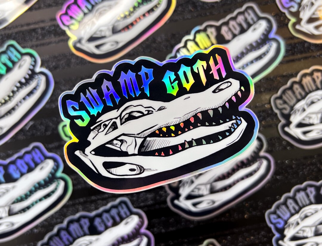 Swamp Goth Vinyl Sticker - Etsy