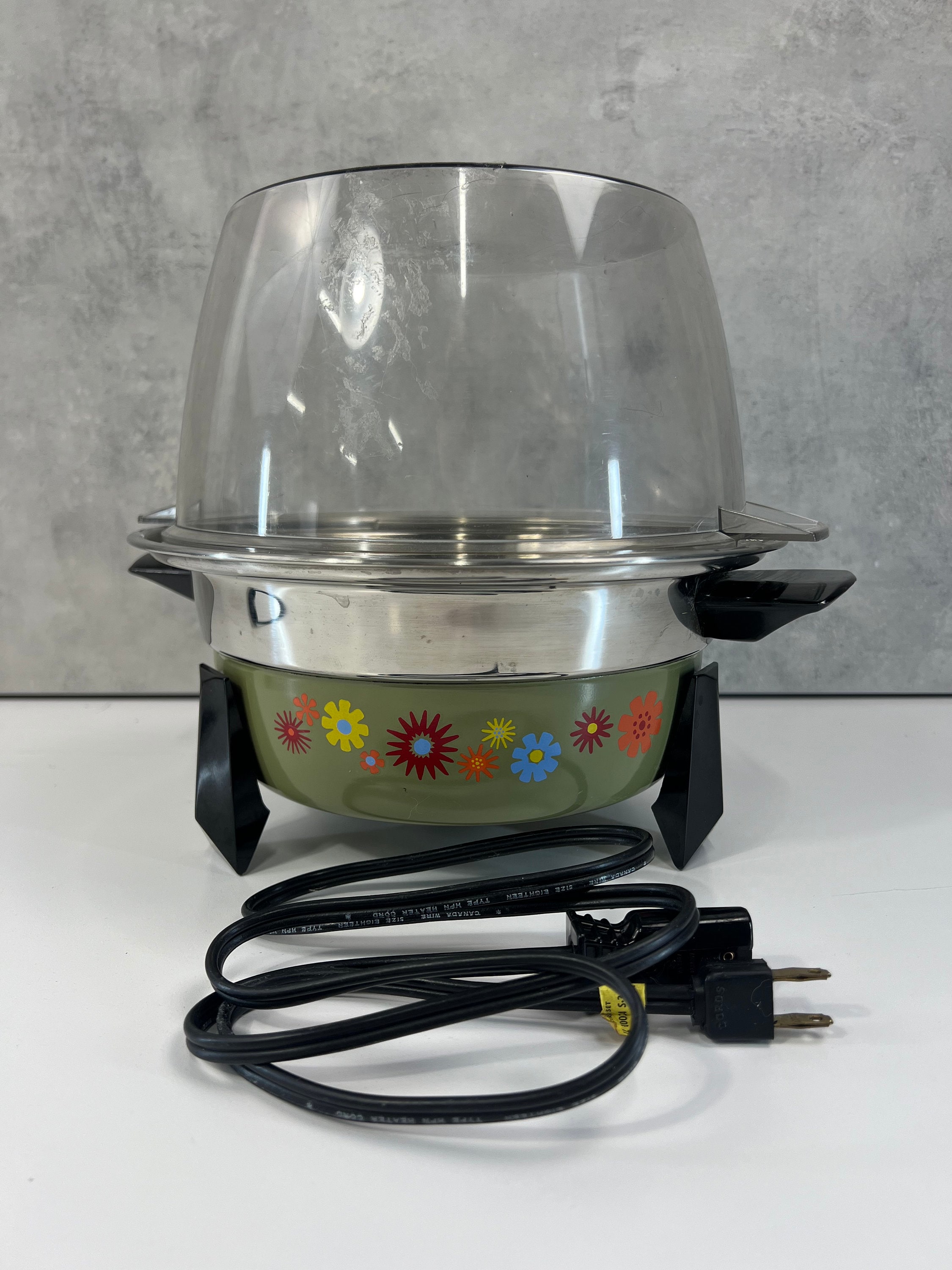 Vintage Sears Electric Corn Popper Popcorn Retro Flowers Design - Etsy