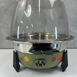 Vintage Sears Electric Corn Popper Popcorn Retro Flowers Design - Etsy