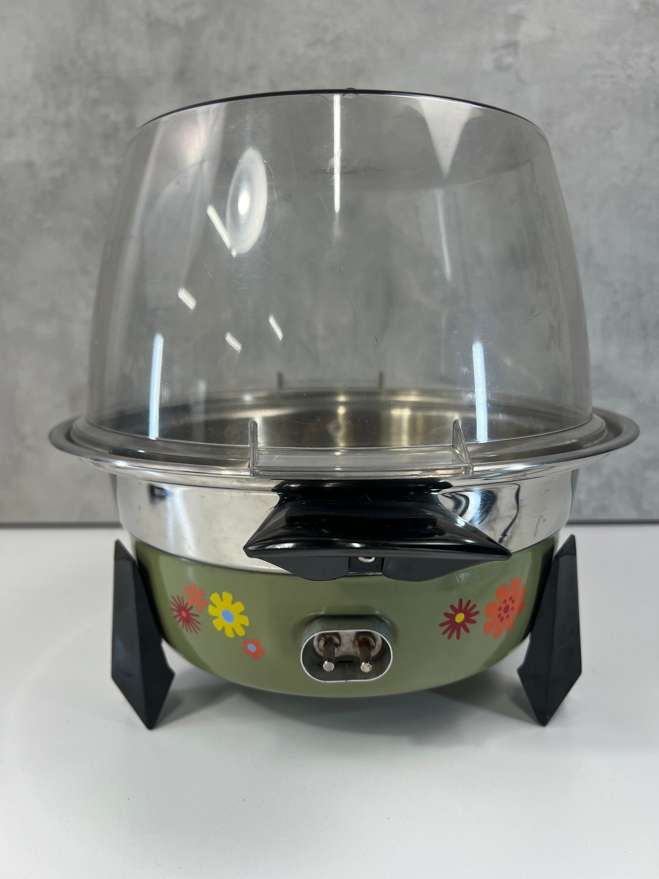 Vintage Sears Electric Corn Popper Popcorn Retro Flowers Design - Etsy