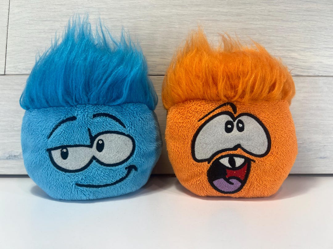 Disney's Club Penguin Puffle Stuffed Bean Bag Plush 5 Jakks Pacific - Etsy