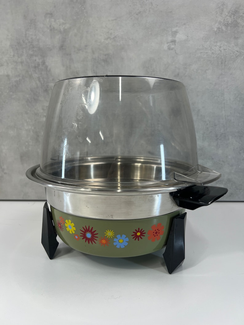 Vintage Sears Electric Corn Popper Popcorn Retro Flowers Design - Etsy