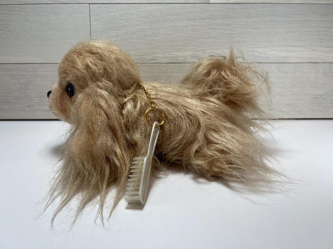 Vintage Dog Plush W/ Internal Radio Shack AM Radio W/ Speaker (cocker ...