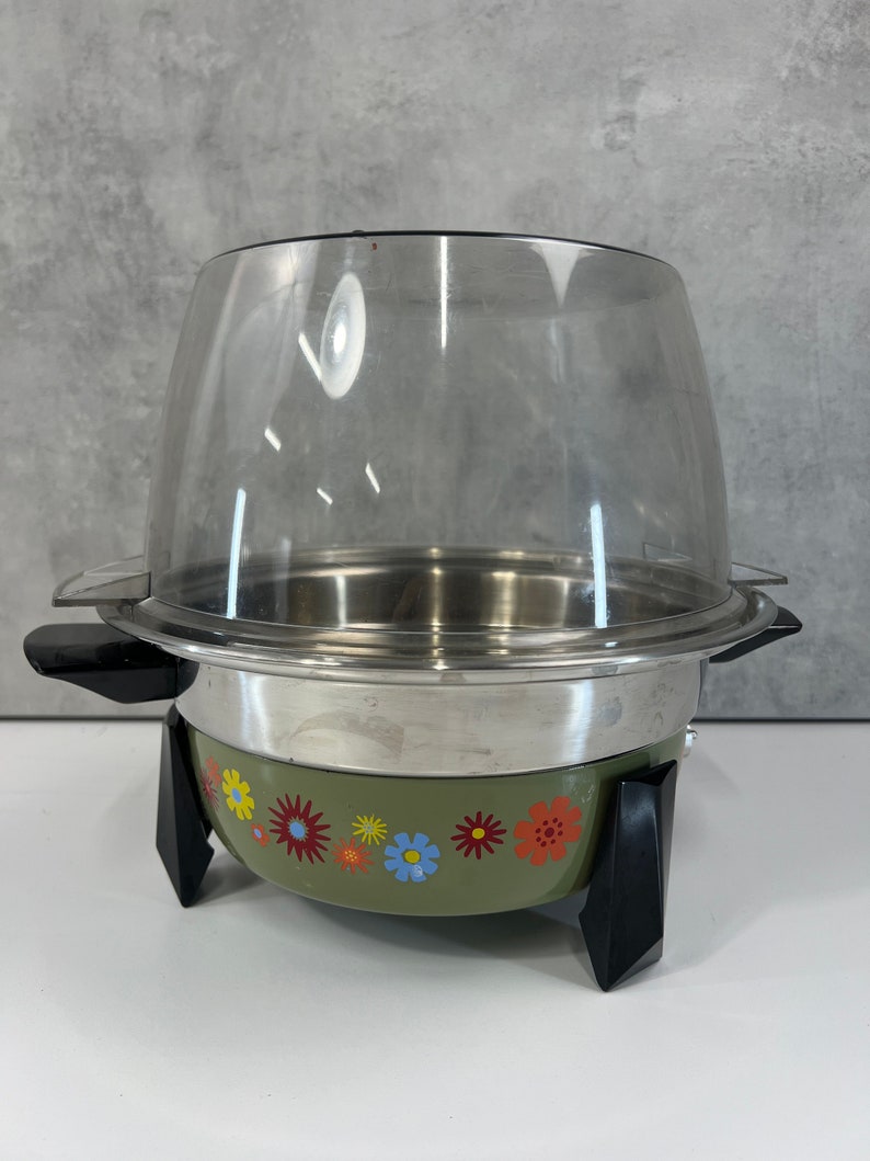 Vintage Sears Electric Corn Popper Popcorn Retro Flowers Design - Etsy