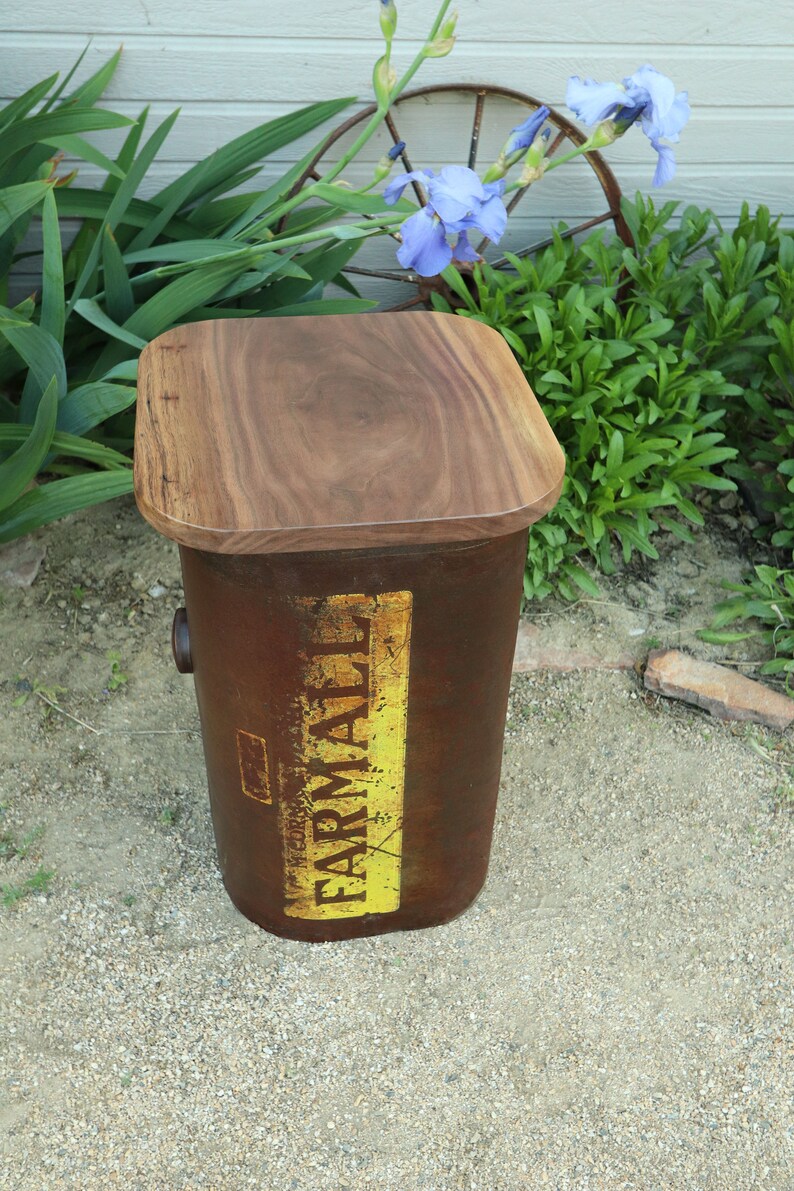 Mccormick Farmall Tractor Table W/ Walnut Top Vintage - Etsy