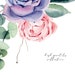 Succulent Clipart With Eucalyptus. Watercolor Floral Clipart - Etsy
