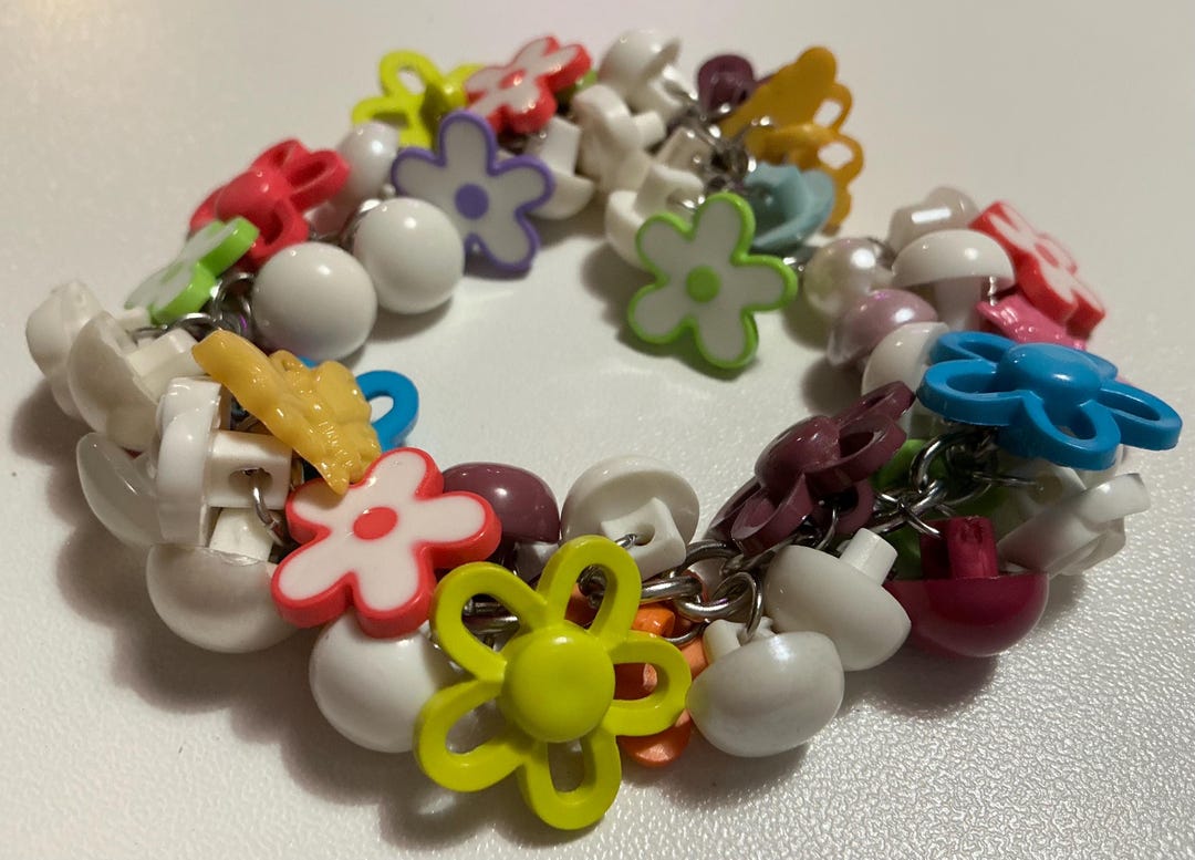 Whimsical Wonders Button Bracelet for Girls - Etsy
