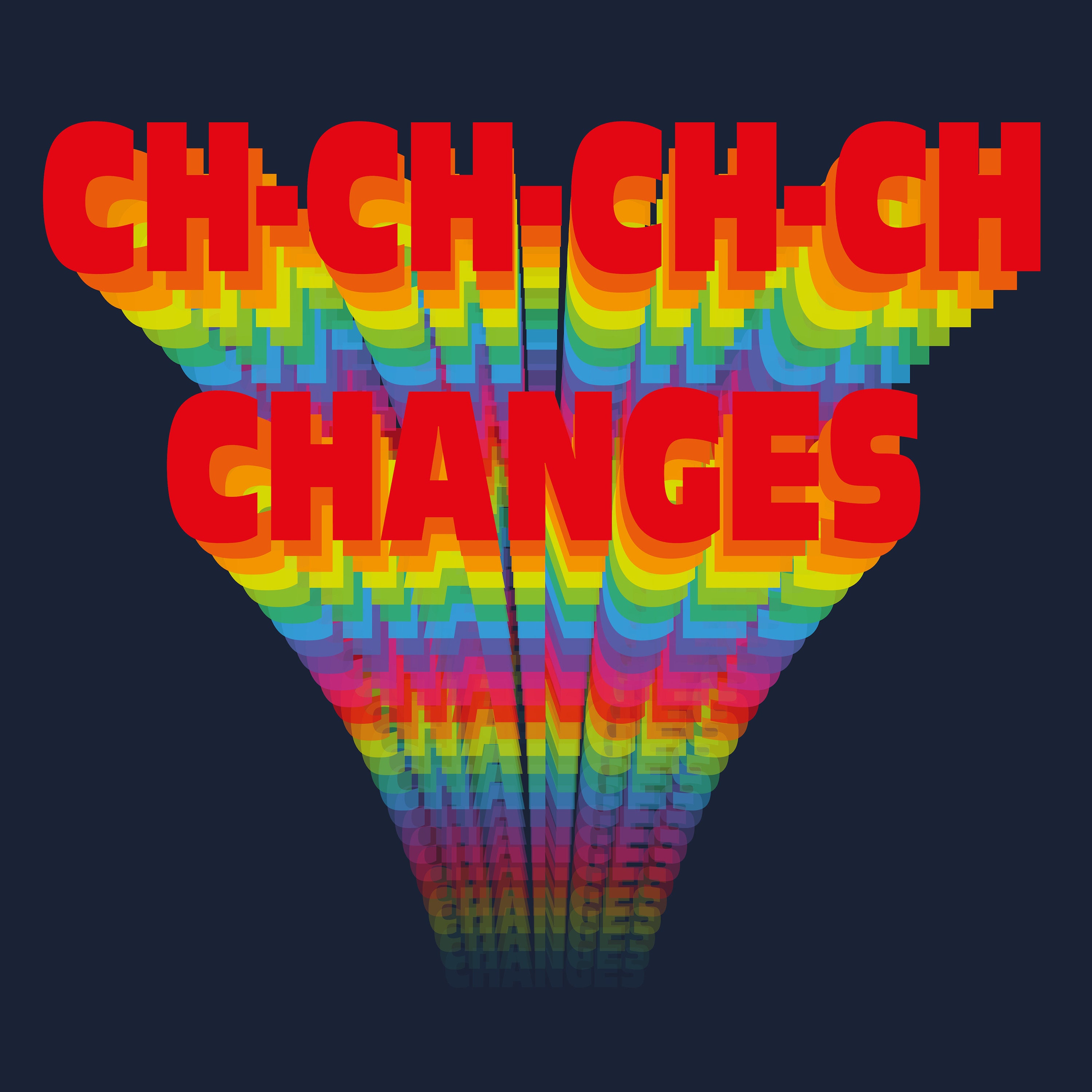 Ch-ch-ch-ch-Changes Cartel de letras de la canción de David | Etsy