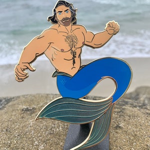 Prince Eric Merman Pin - Etsy