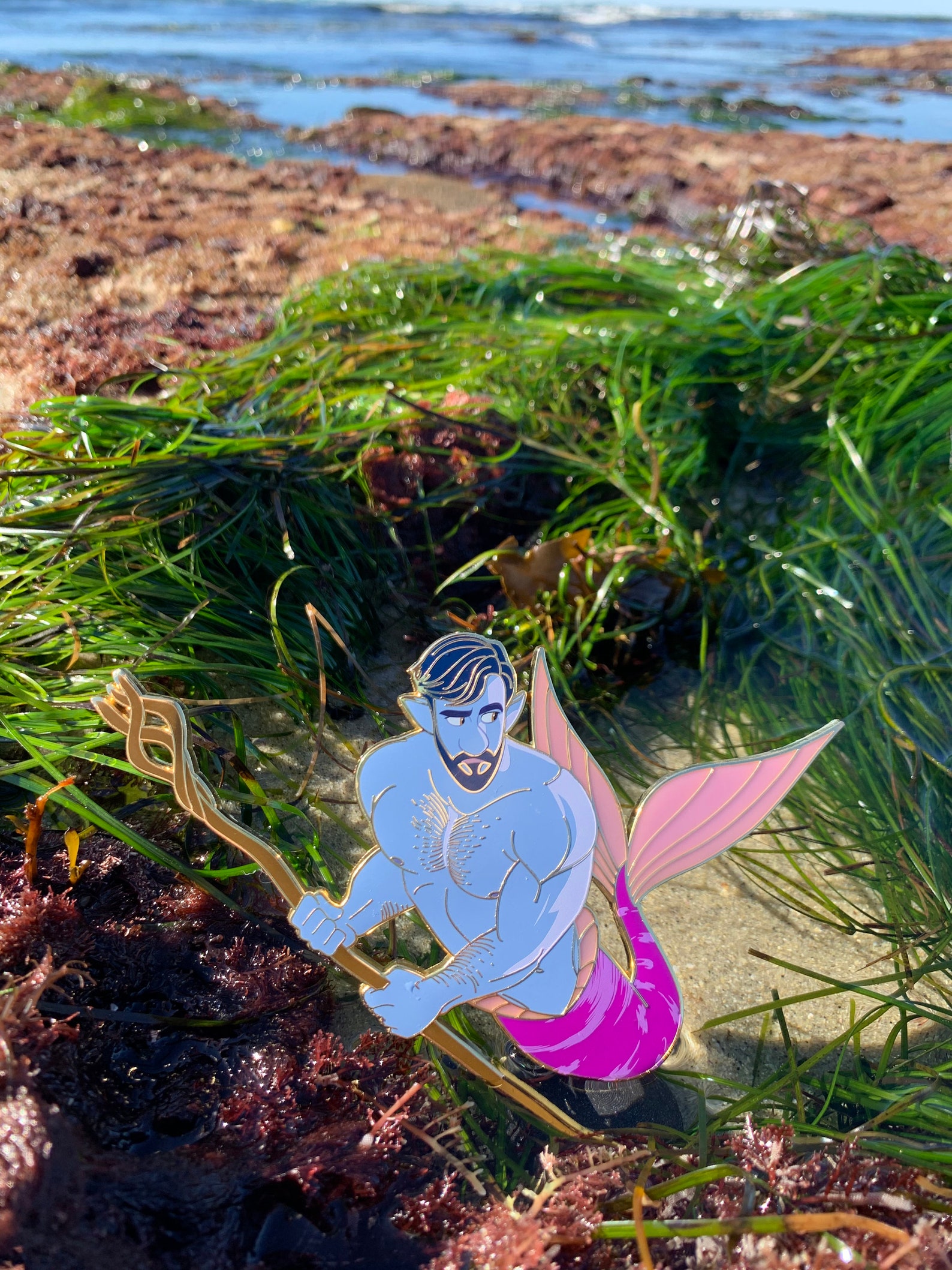 Fallen Father Merman Pin 2 | Etsy