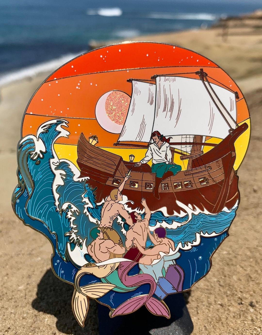 The Little Merman Pins - Etsy