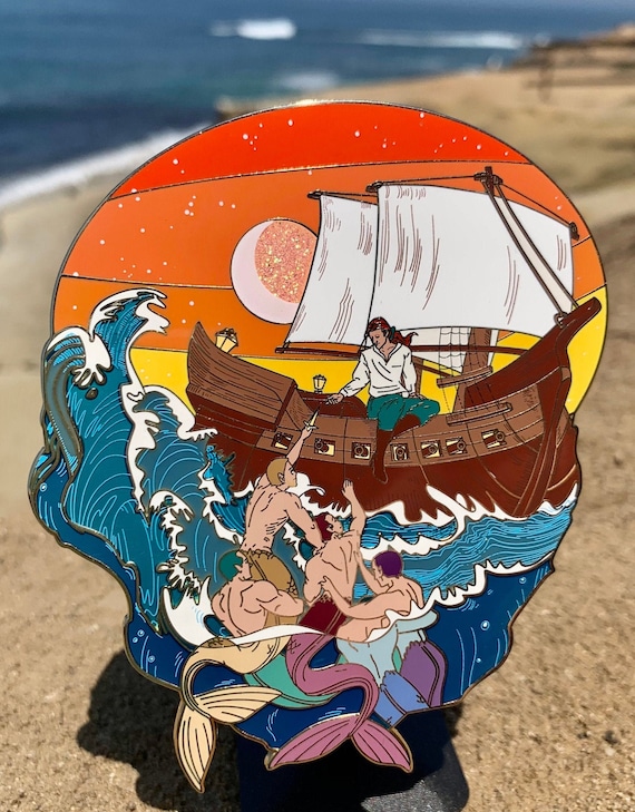 The Little Merman Pins - Etsy