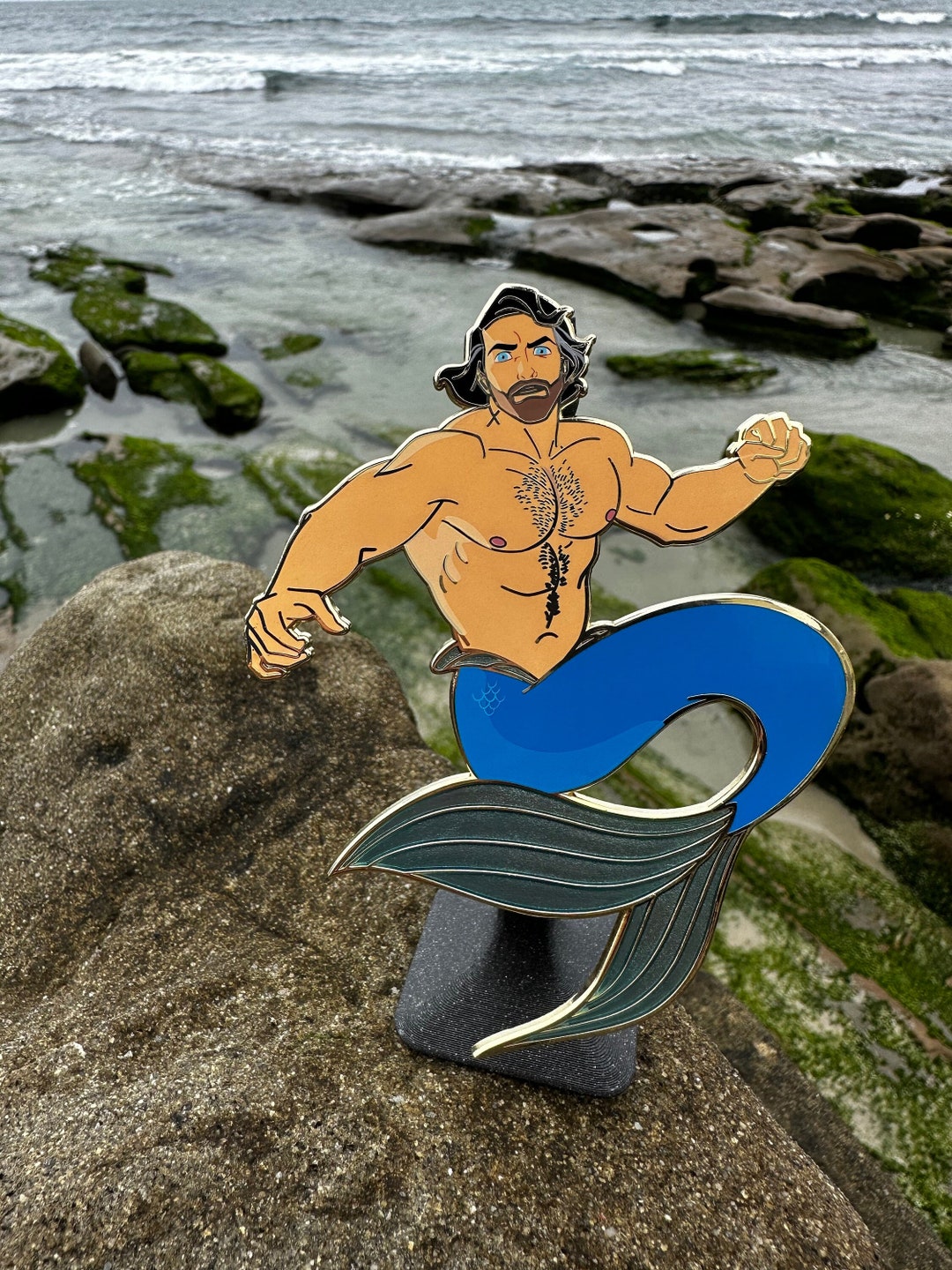 Prince Eric Merman Pin - Etsy