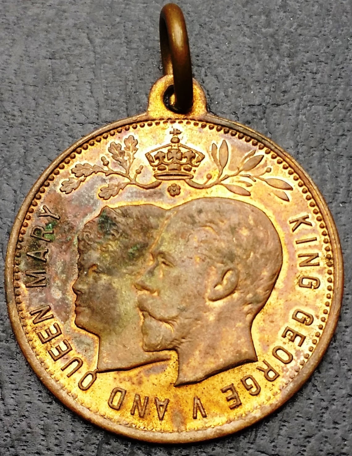 King George V & Queen Mary 1911 Coronation Medal - Long May They Reign ...