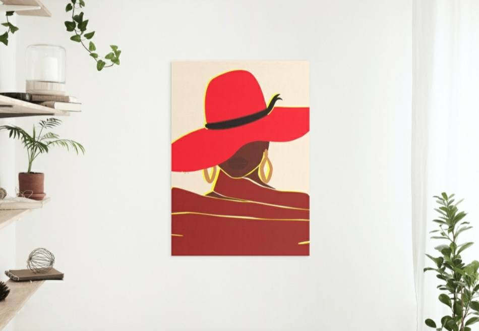 Red Hat Queen A3 Poster - Etsy