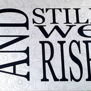And Still We Rise A3 Limited Edition Poster Black Love - Etsy