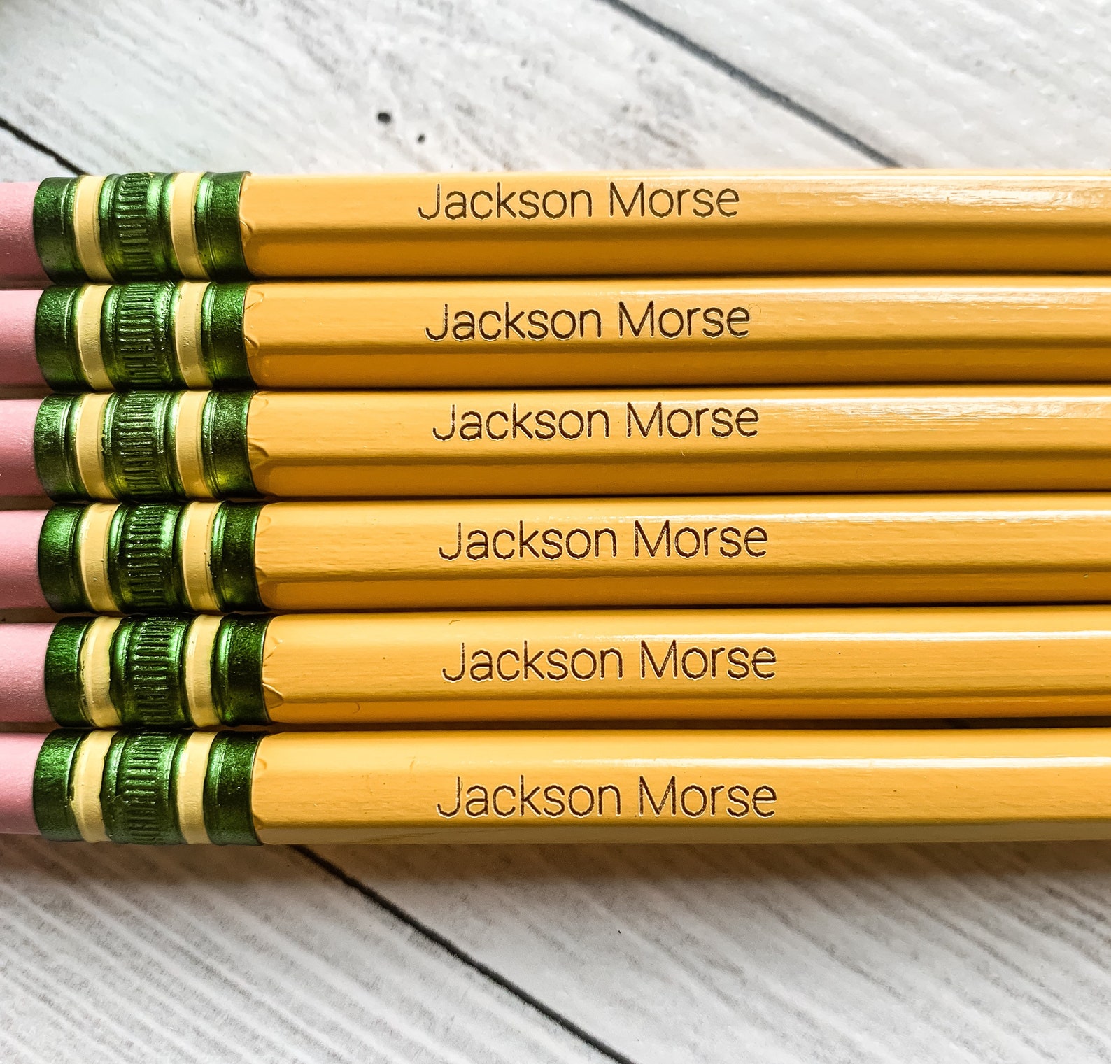 Personalized Engraved Pencils Labeled Pencils Engraved - Etsy