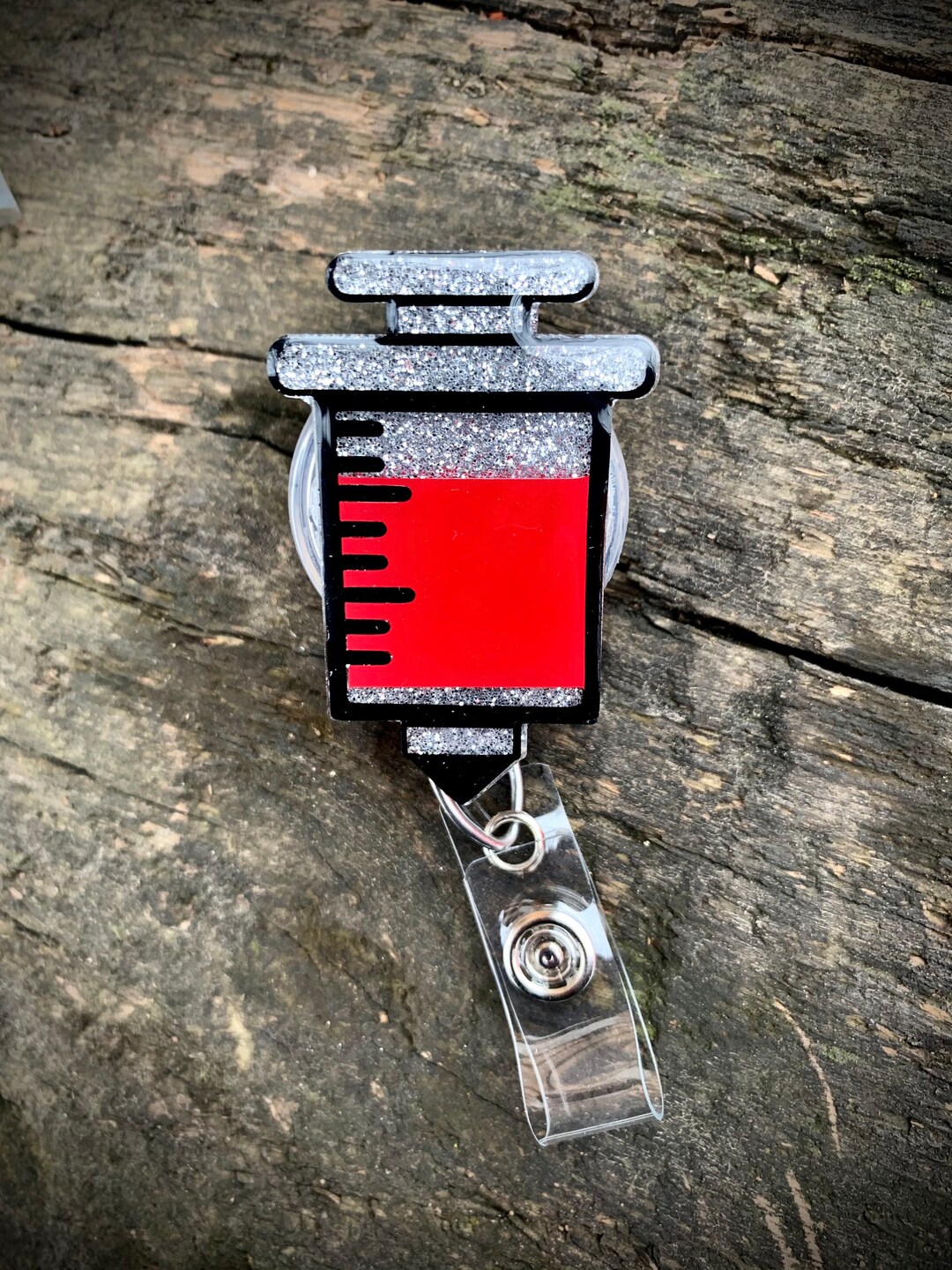 Syringe Badge Reel, Laboratory Badge Reel, Lab Worker Badge Reel ...