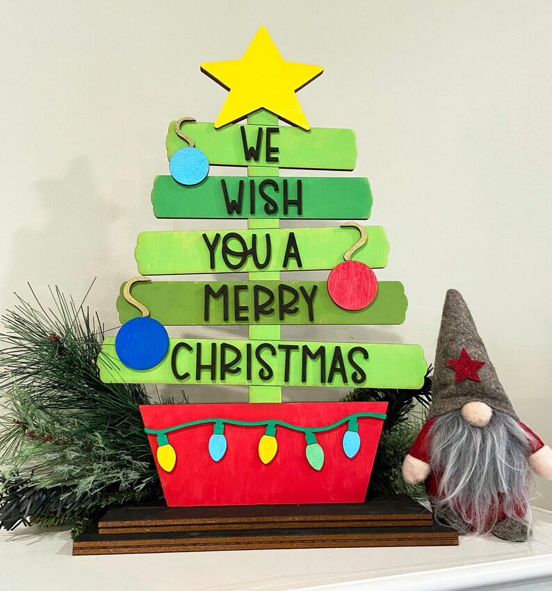 Paint Kit, DIY Paint Kit, Christmas Sign, Christmas Tree Sign ...