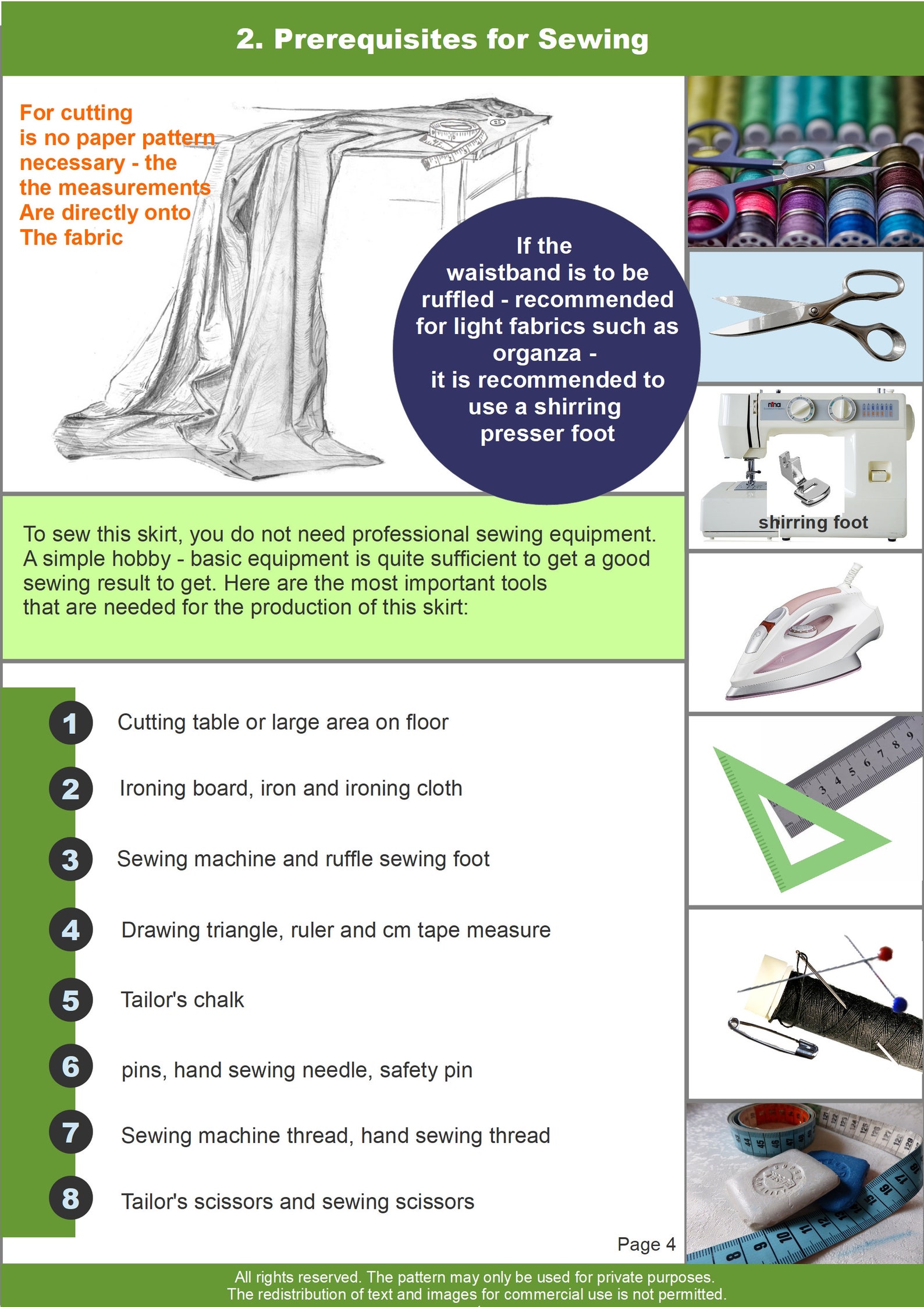 PDF Sewing Pattern Sewing Instructions Bustle Overskirt Skirt Cul De ...
