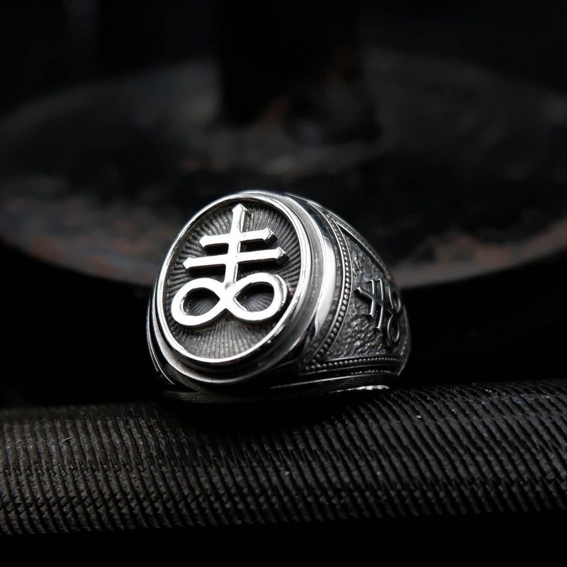Satanic Rings for Men - Etsy