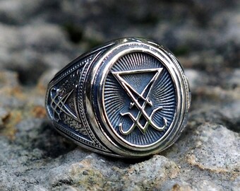 Satanic jewelry | Etsy