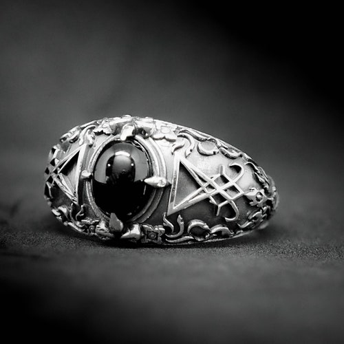 Sigil of Lucifer Ring Seal of Satan Ring Lucifer Signet | Etsy