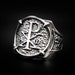 Chi Rho Ring Alpha and Omega Freemason Knights Templar Christian Ring ...