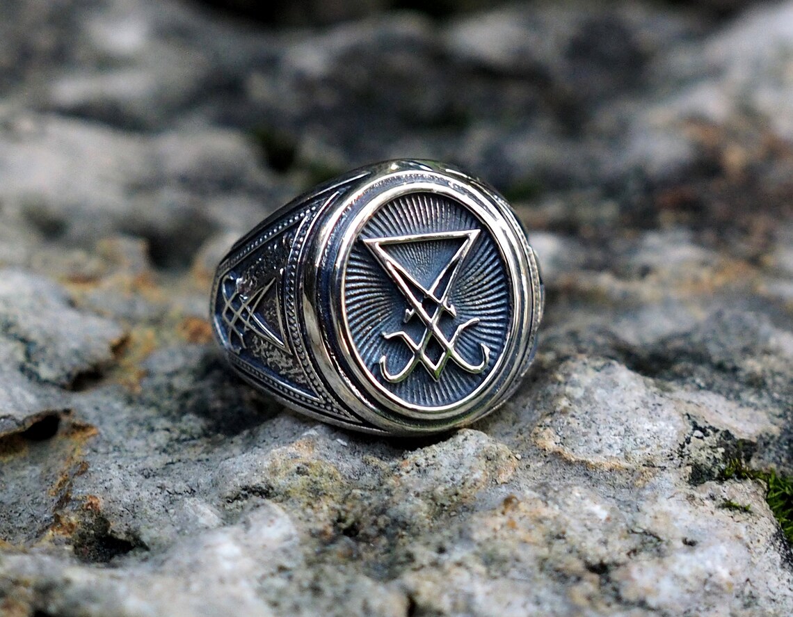 Sigil of Lucifer Ring Seal of Satan Ring Lucifer Signet | Etsy