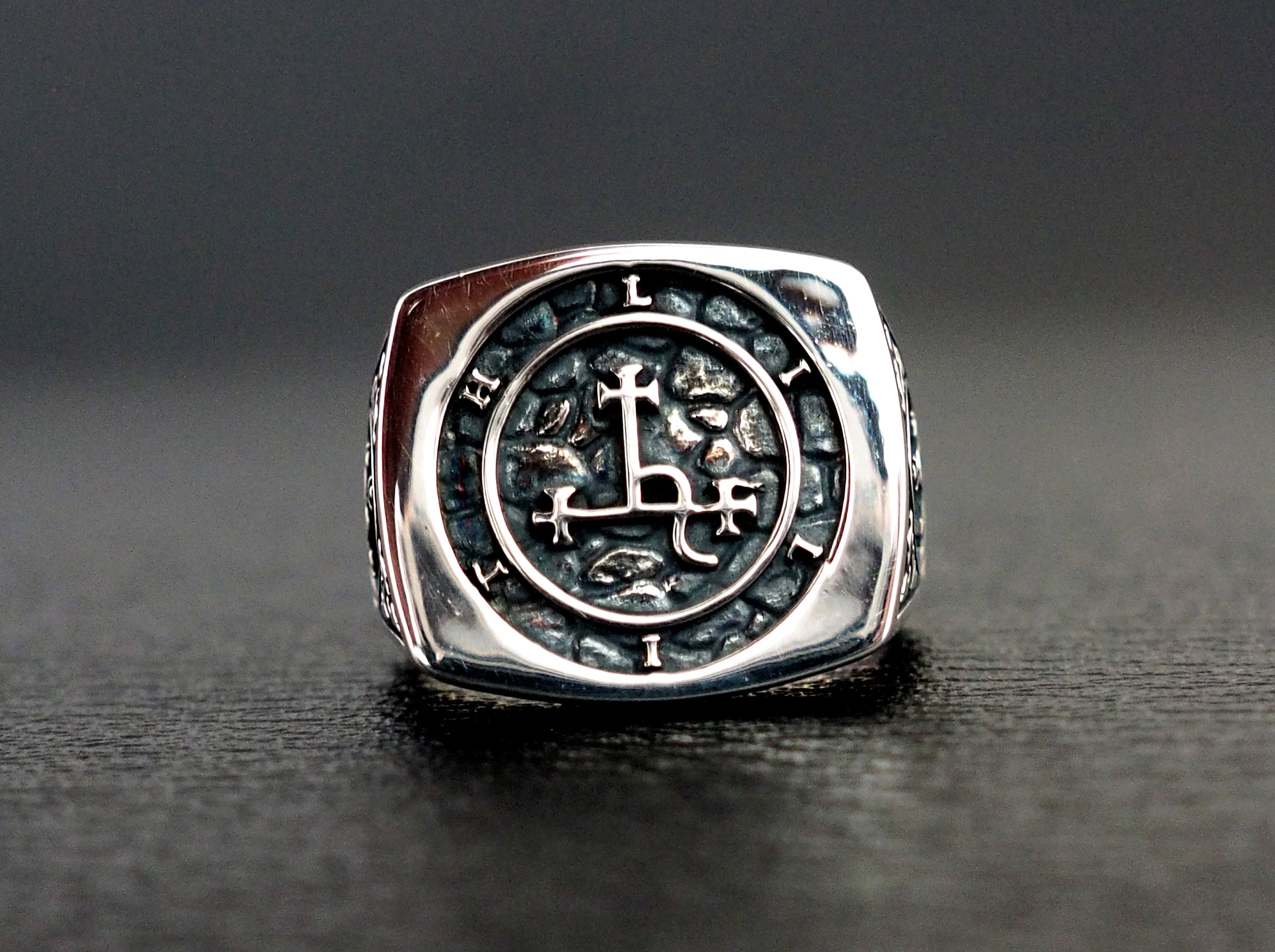 Seal Sigil of Lilith Ring Lilith Sigil Ring Made From 925 | Etsy