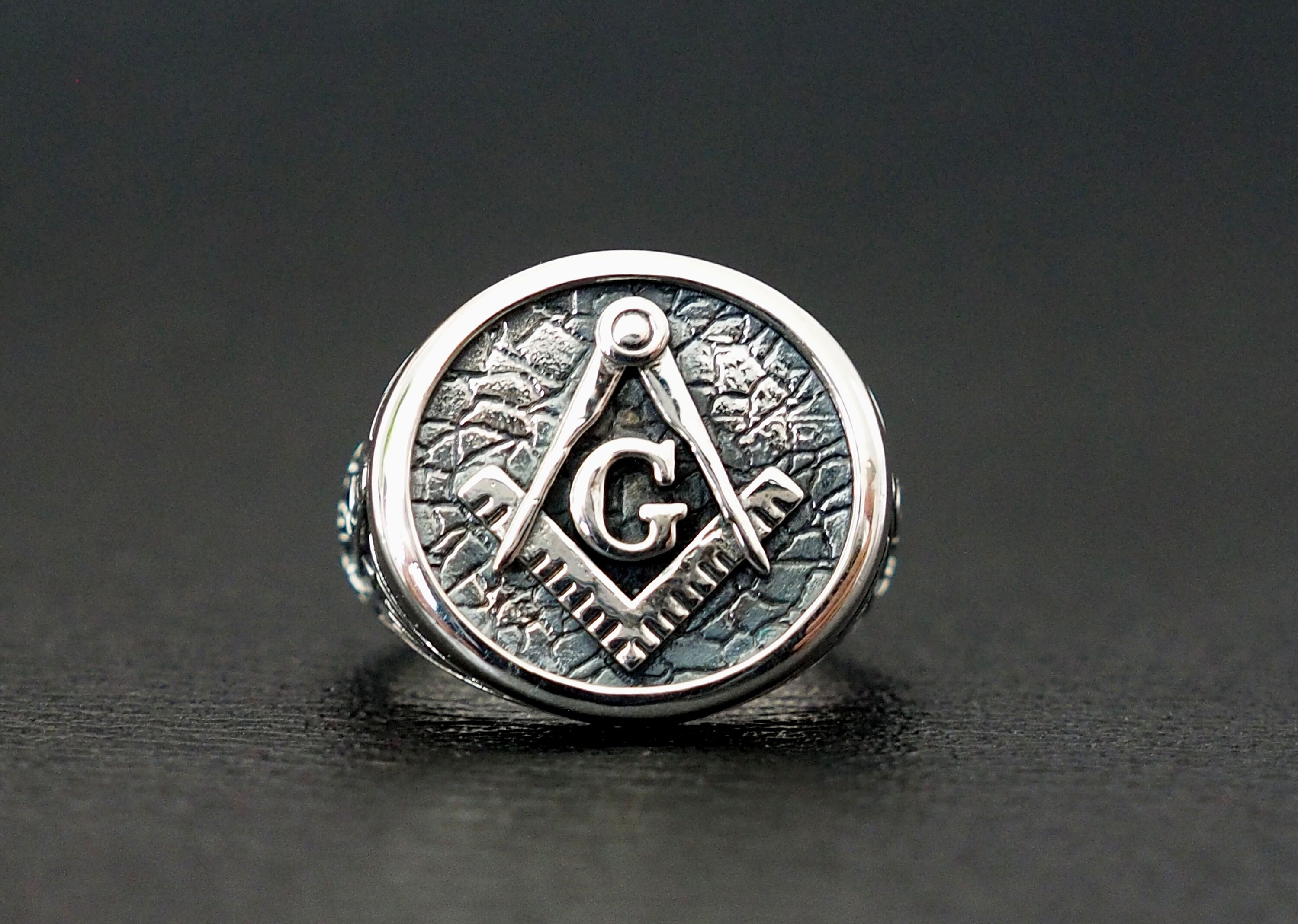 Masonic Rings Freemason Ring Master Mason Rings Mens - Etsy