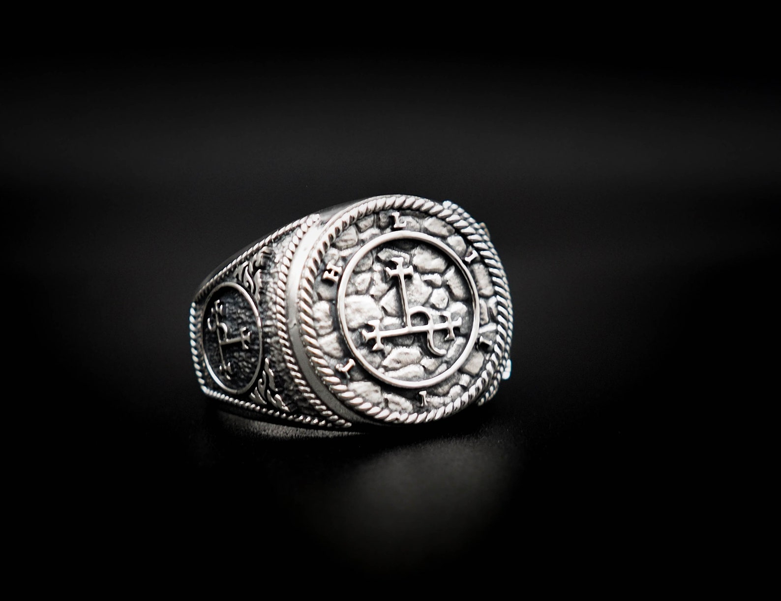 Seal Sigil of Lilith Ring Lilith Demon Ring Seal Sacred | Etsy