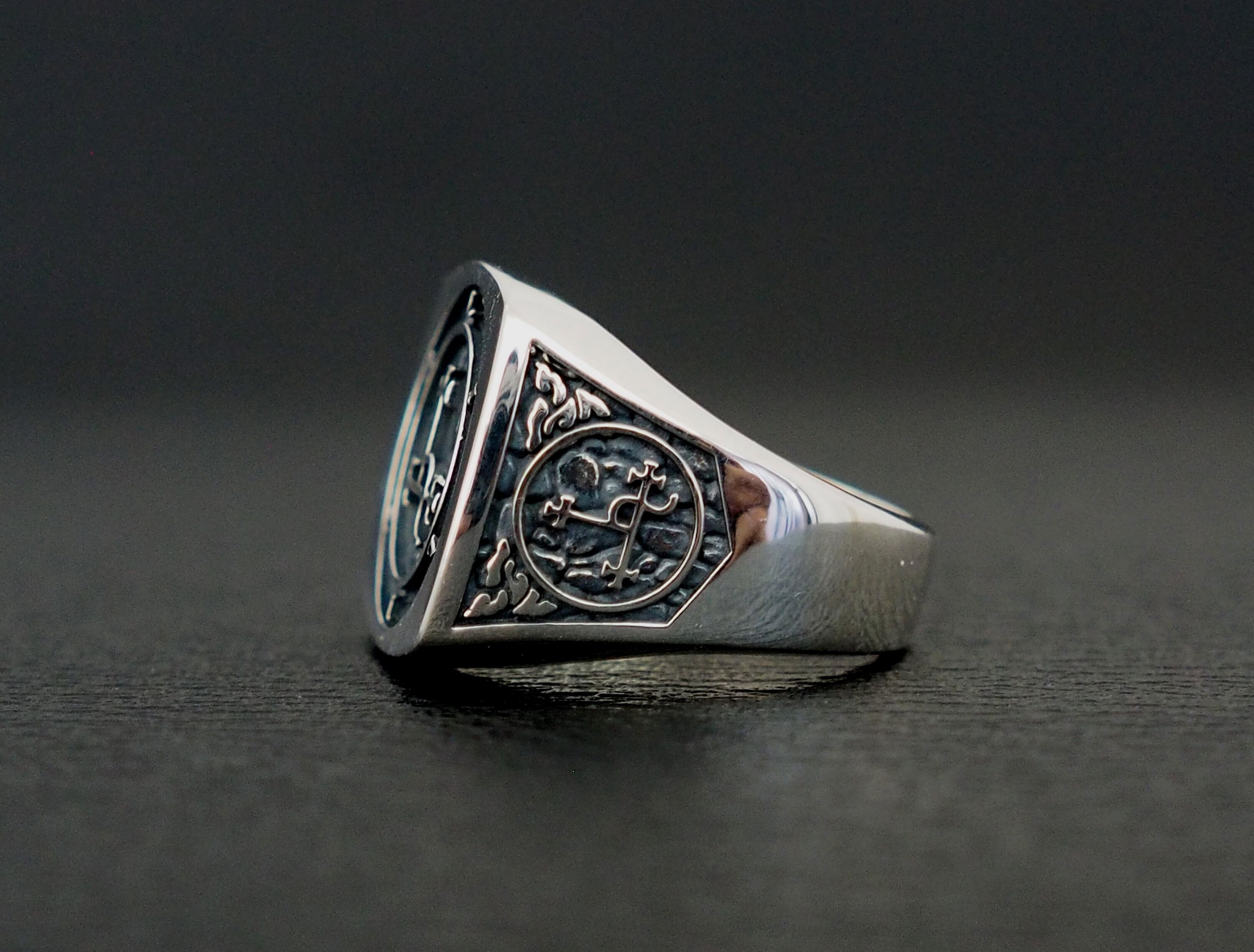 Seal Sigil of Lilith Ring Lilith Sigil Ring Made From 925 | Etsy