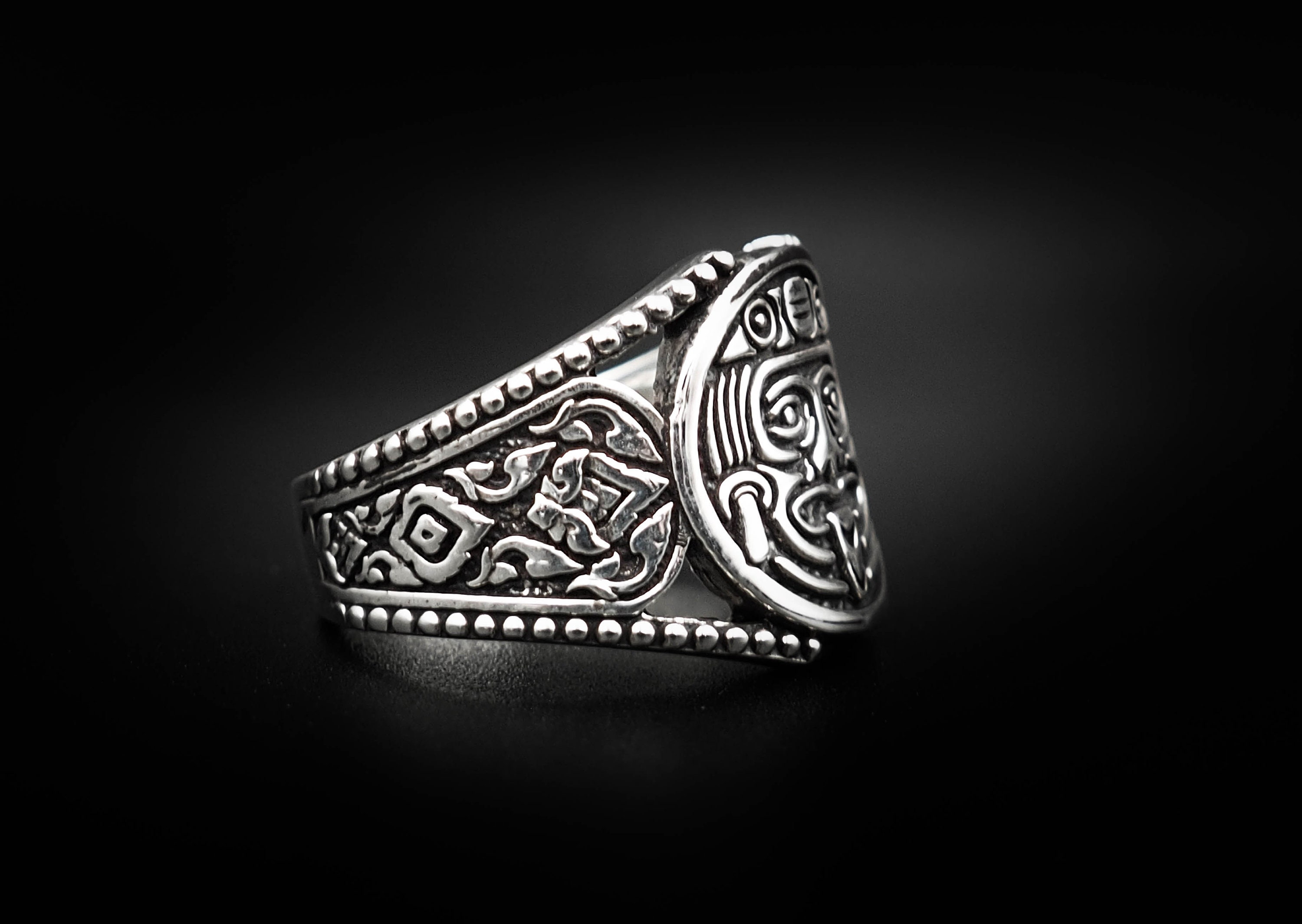 Aztec Ring Aztec Sun God Ring Mexican Ring Mayan Calendar - Etsy