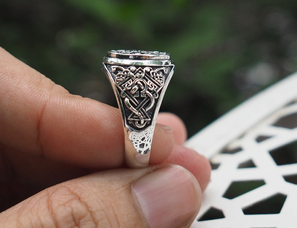 Valknut Ring Valknut Viking Signet Ring Viking Ring Viking - Etsy