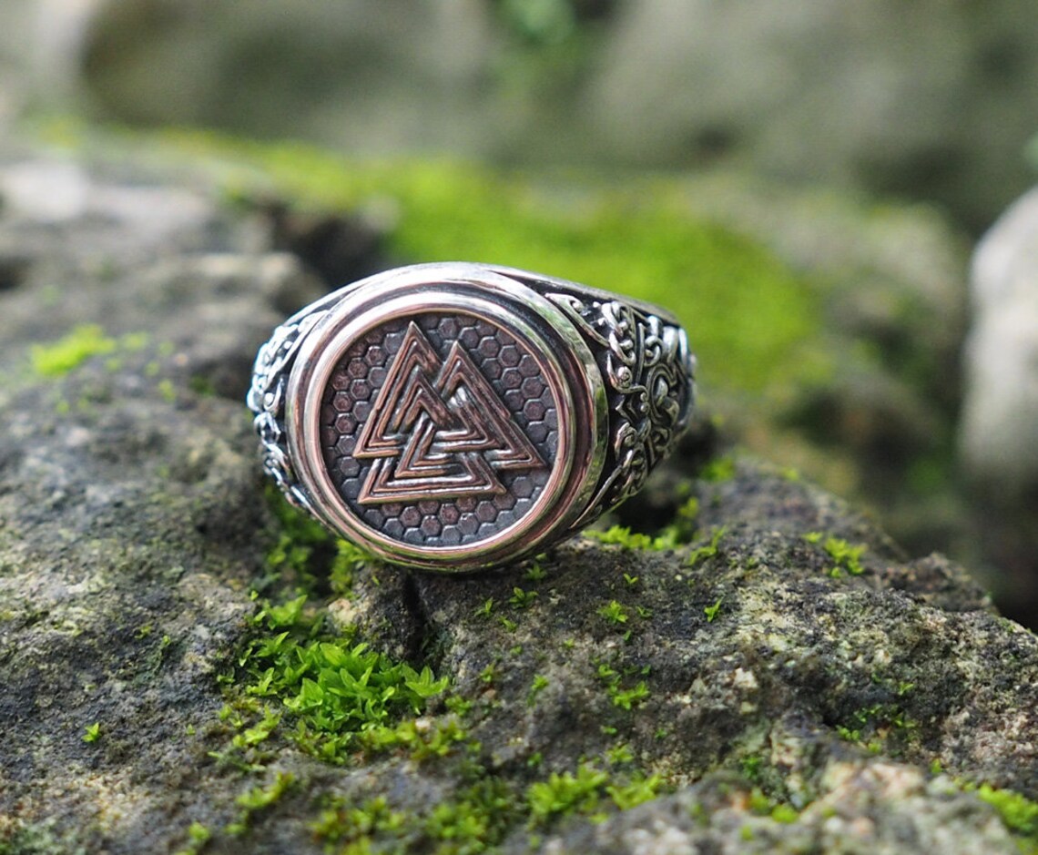 Valknut Ring Valknut Viking Signet Ring Viking Ring Viking - Etsy