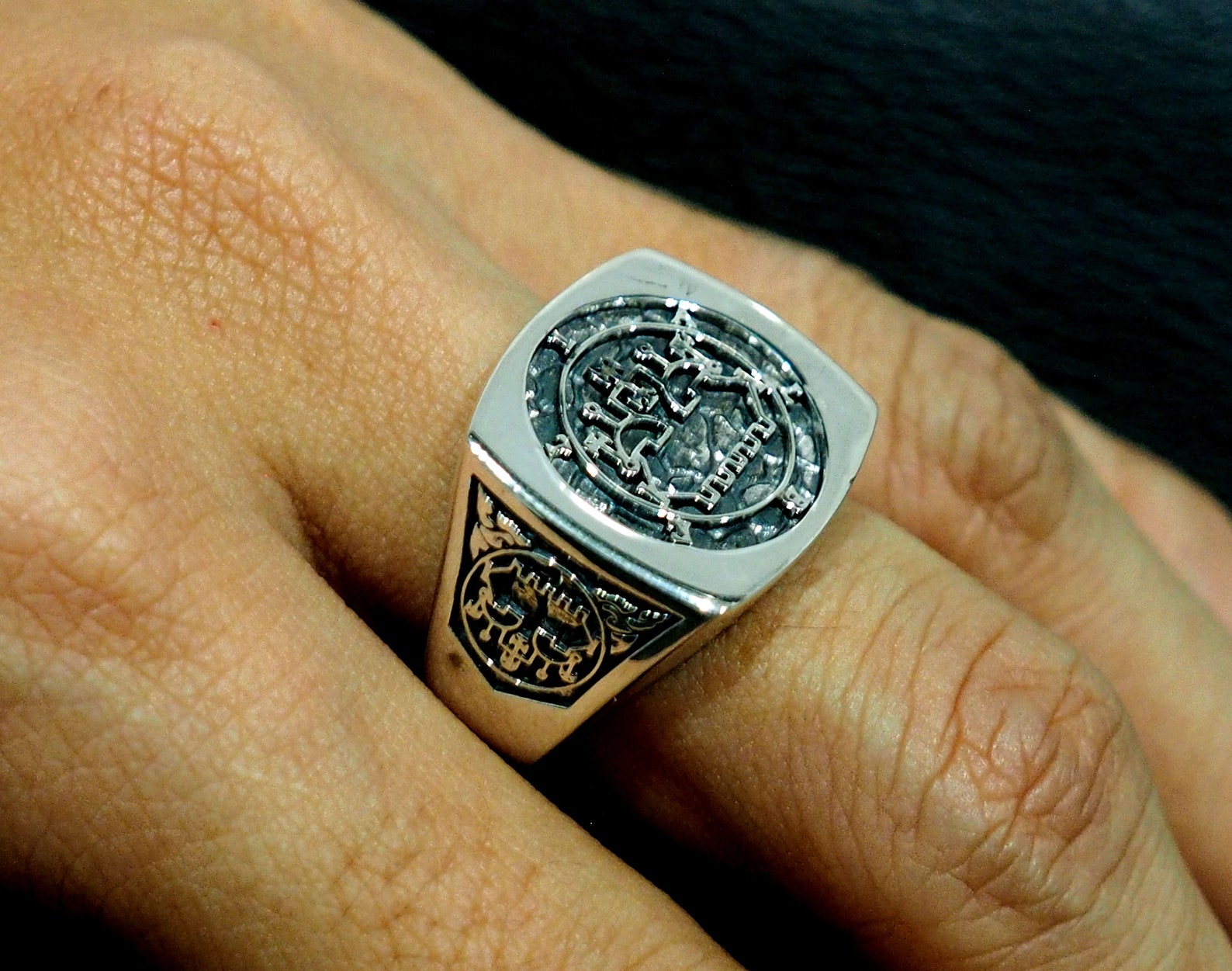 Belial Sigil Ring Key of Solomon Ring Amulet Ring Demon - Etsy