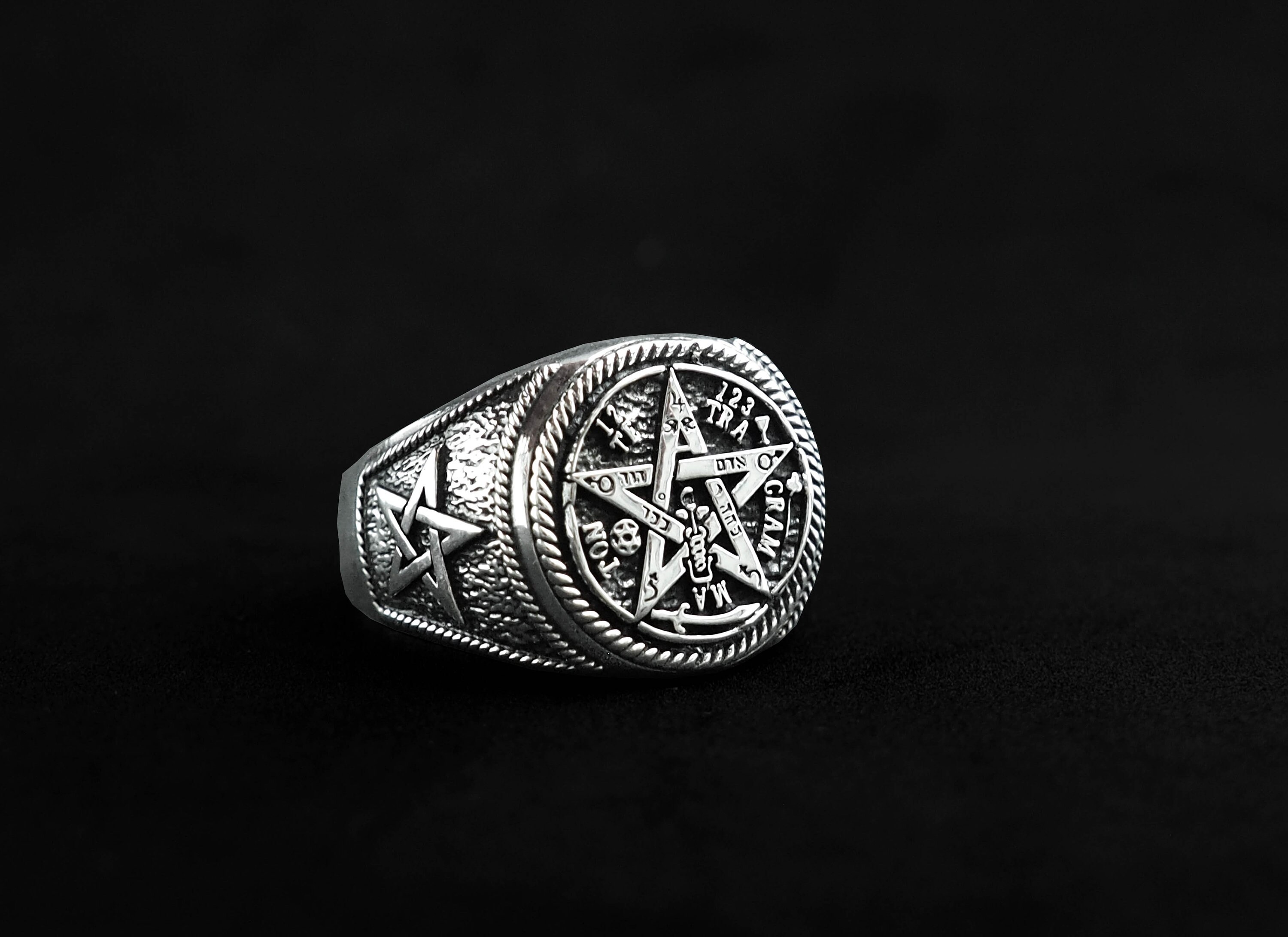 Tetragrammaton Ring Solomon Seal Sacred Talisman Protective - Etsy