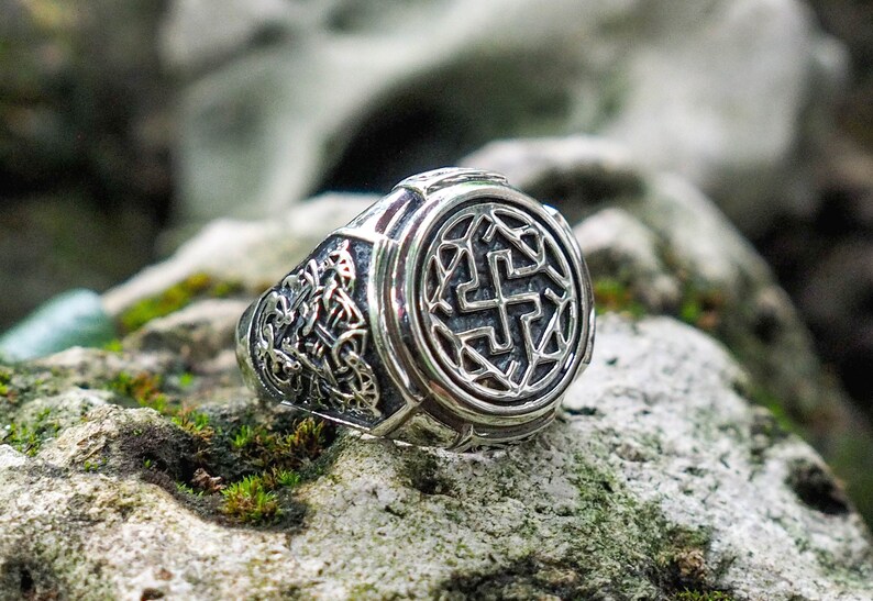 Valkyrie Ring Nordic Viking Ring Scandinavian Norse Viking | Etsy