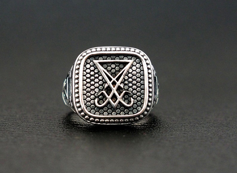 Sigil of Lucifer Signet Ring Sigil of Lucifer Satan Seal | Etsy