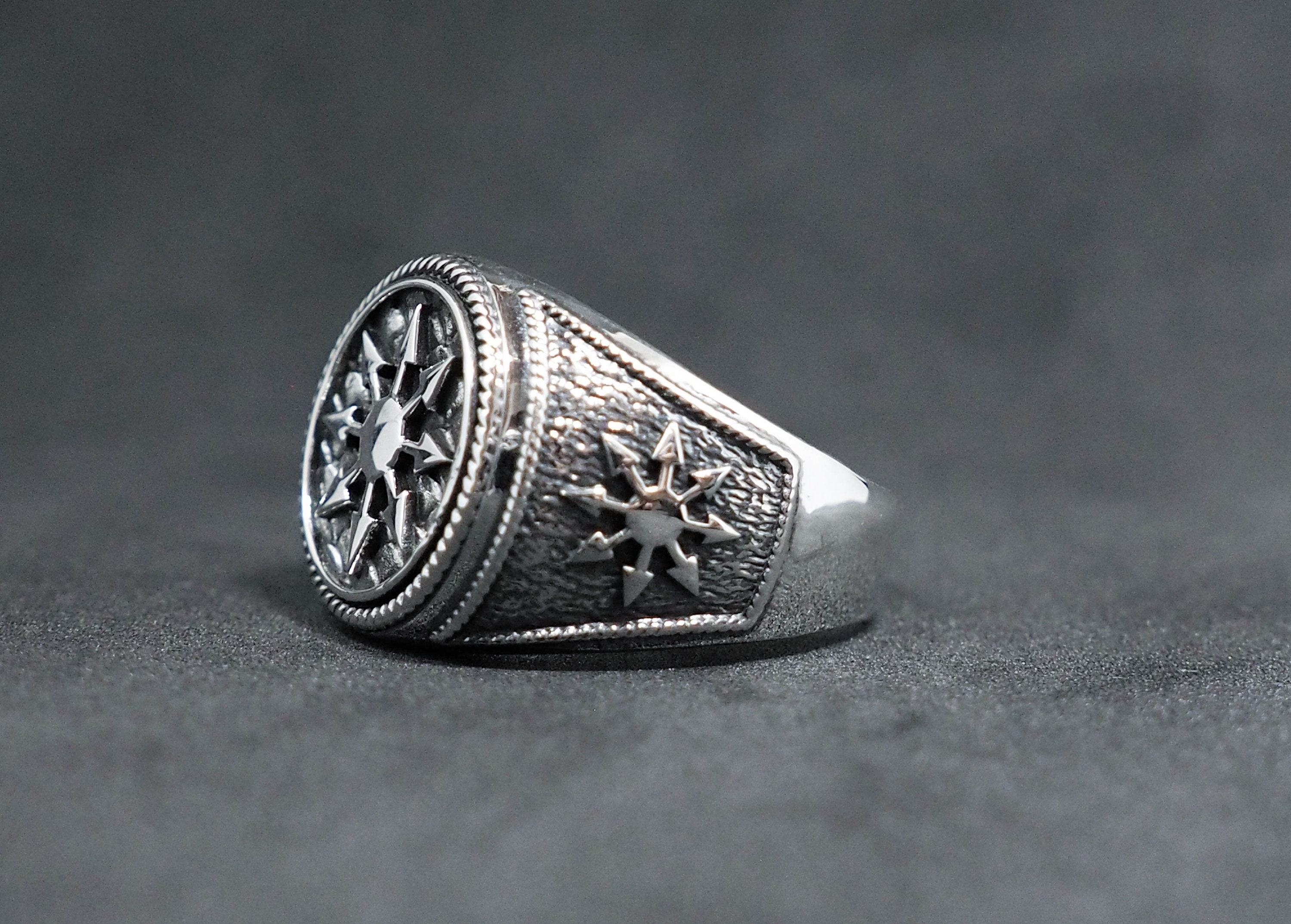 Chaos Star Ring Chaos Magic Star Ring Symbol of Chaos Ring - Etsy